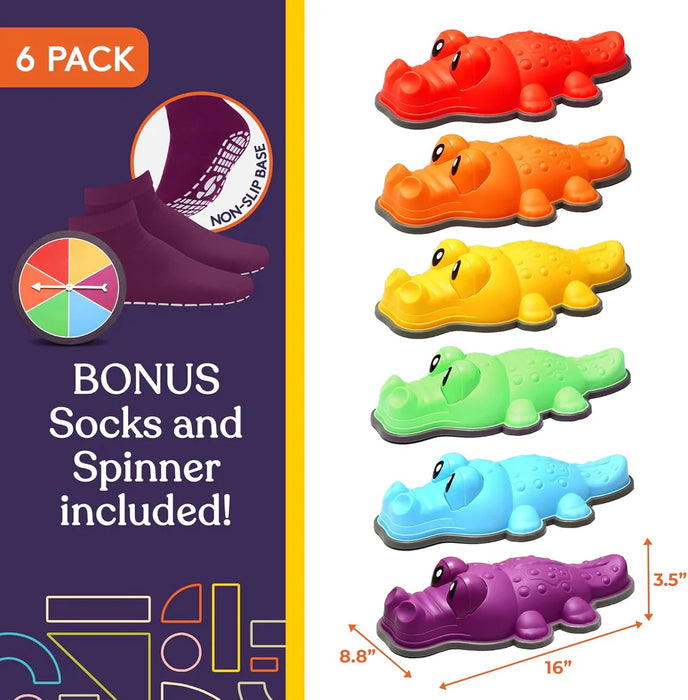 Jafnvægissteinar krabbar 6 stk— ABC Skólavörur